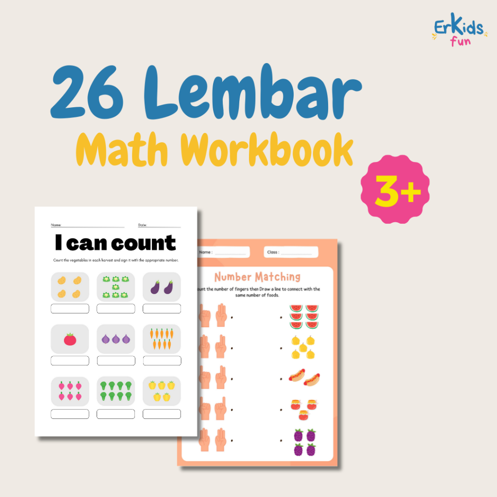 Jual Printable Worksheet Matematika untuk Anak PAUD/TK dan SD ...