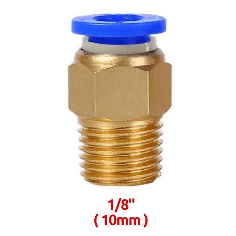 Jual MPC Fitting Pneumatic PC drat 1/8" selang 4mm 6mm 8mm 10mm ...