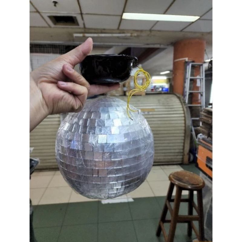 Jual Mirror ball rotation / bola kaca rotator 10 inch memperindah ...