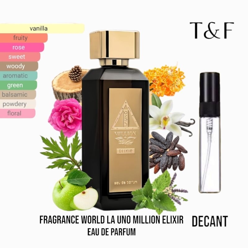 Jual Parfum Decant Fragrance World La Uno Million Elixir | Shopee Indonesia