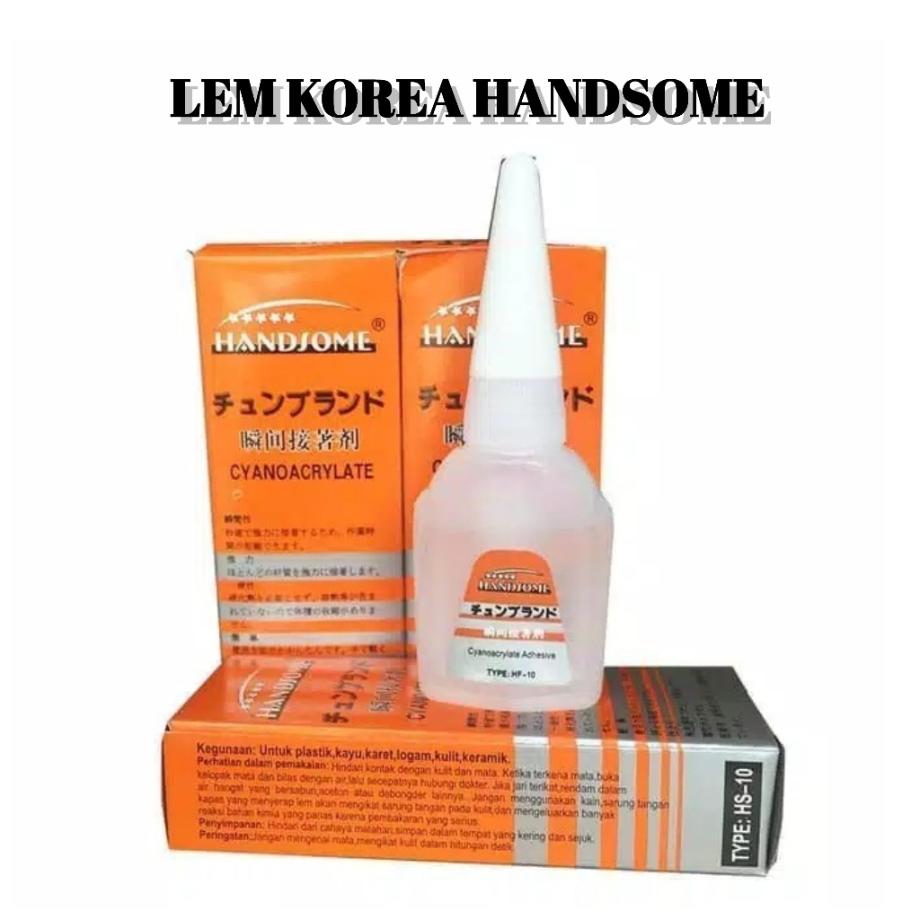 Jual Lem Korea Handsome Super Glue Aquascape Tempel Moss Batu Kayu ...