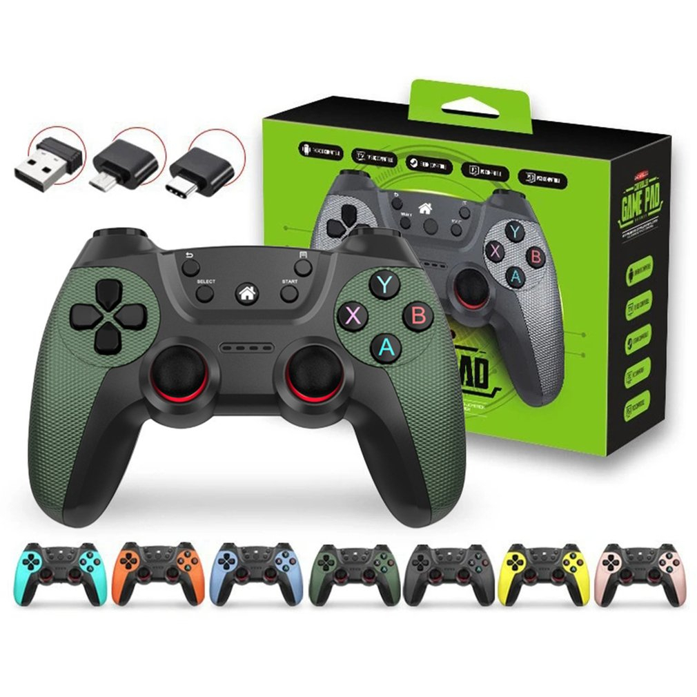 Jual Gamepad Wireless Single 2.4G For Windows PC, Hp Android, Android ...