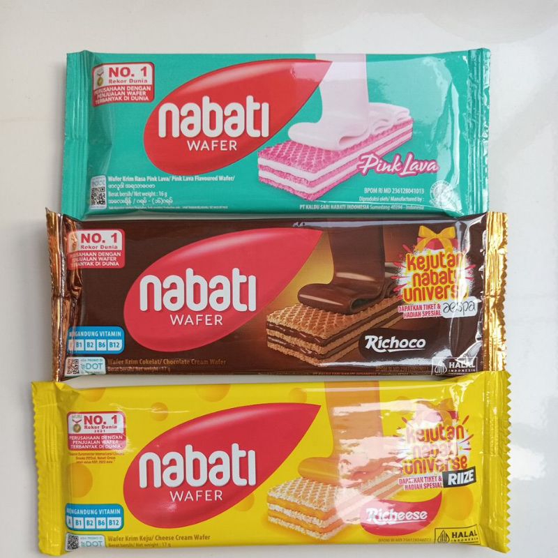 Jual Nabati Wafer Sachet 16 gram 1 pack | Shopee Indonesia
