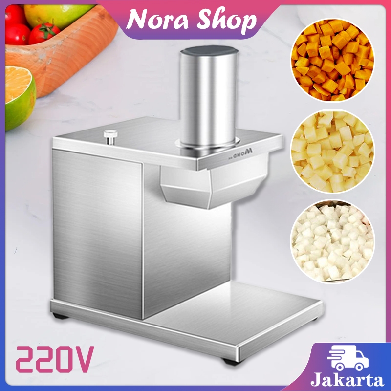 Jual Mesin Potong Dadu Pemotong Isian Alat Pemotong Kentang Wortel Dadu ...