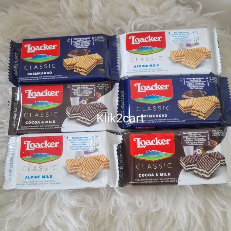 Jual Loacker wafer 45gr / wafer | Shopee Indonesia