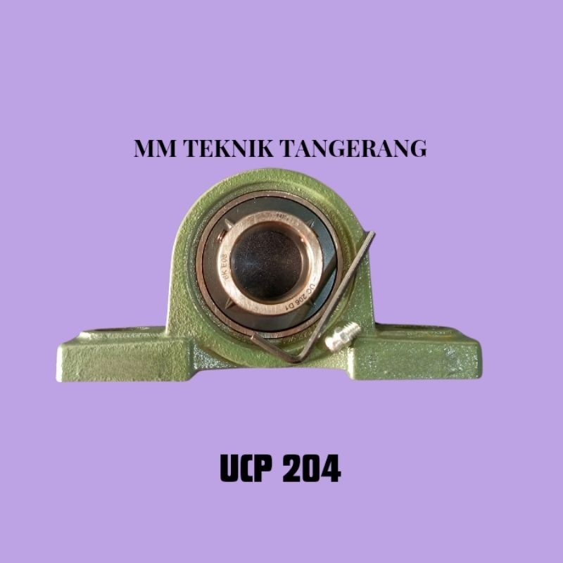 Jual Pillow block UCP 204 Bearing Omega Laher Duduk as 3/4 inch as 20 mm Original Asb Nis Nkn ...