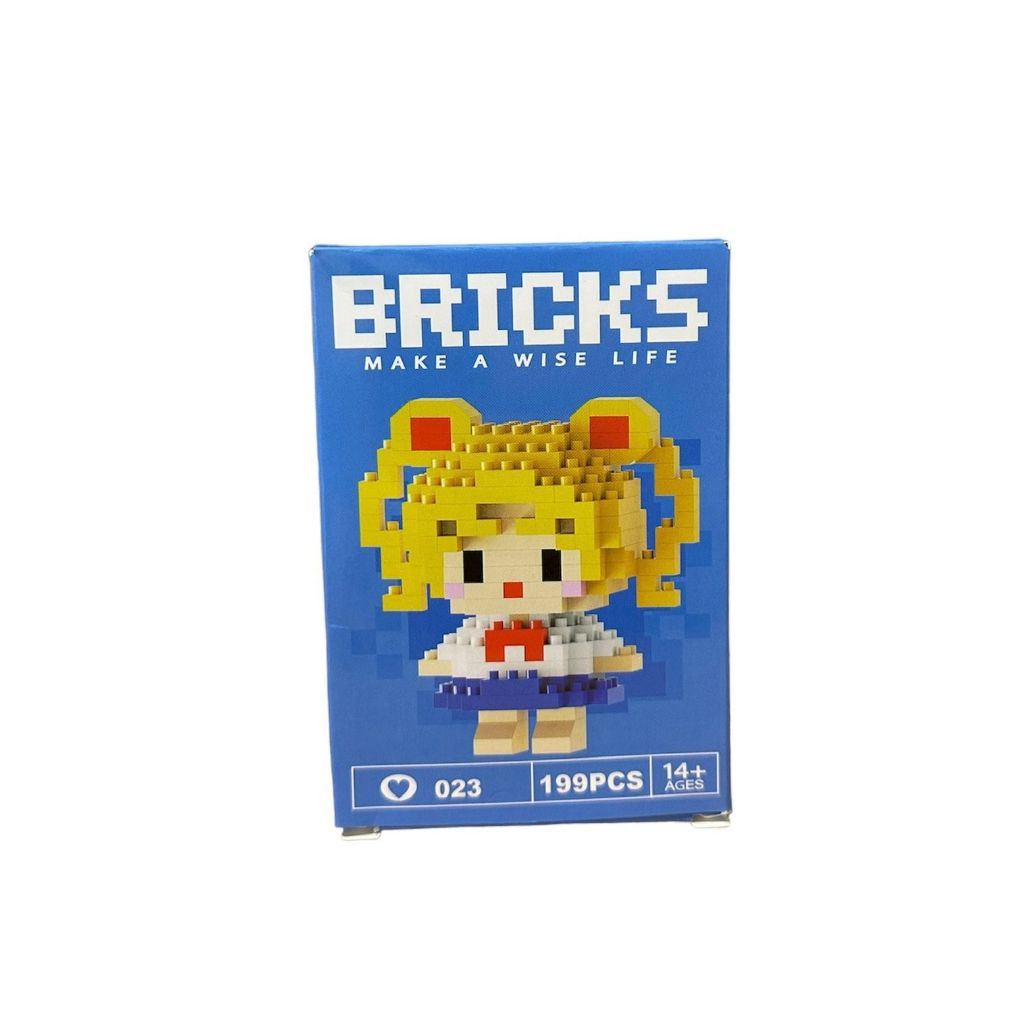 Jual [semuajual]Mainan Mini Brick Karakter / Balok Susun Mini ...