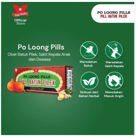 Jual PO LOONG PILLS (PIL OBAT BATUK DAN PILEK) | Shopee Indonesia
