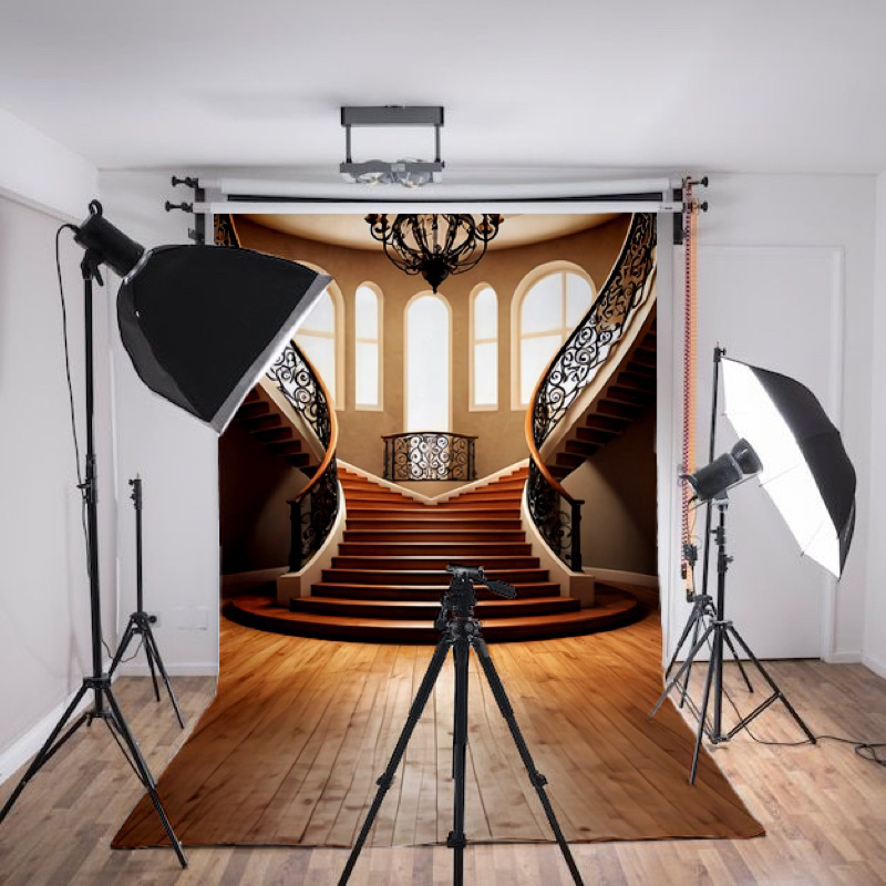 Jual Background Studio Foto Produk Katalog Prewedding 3x5m Fancy Stairs ...