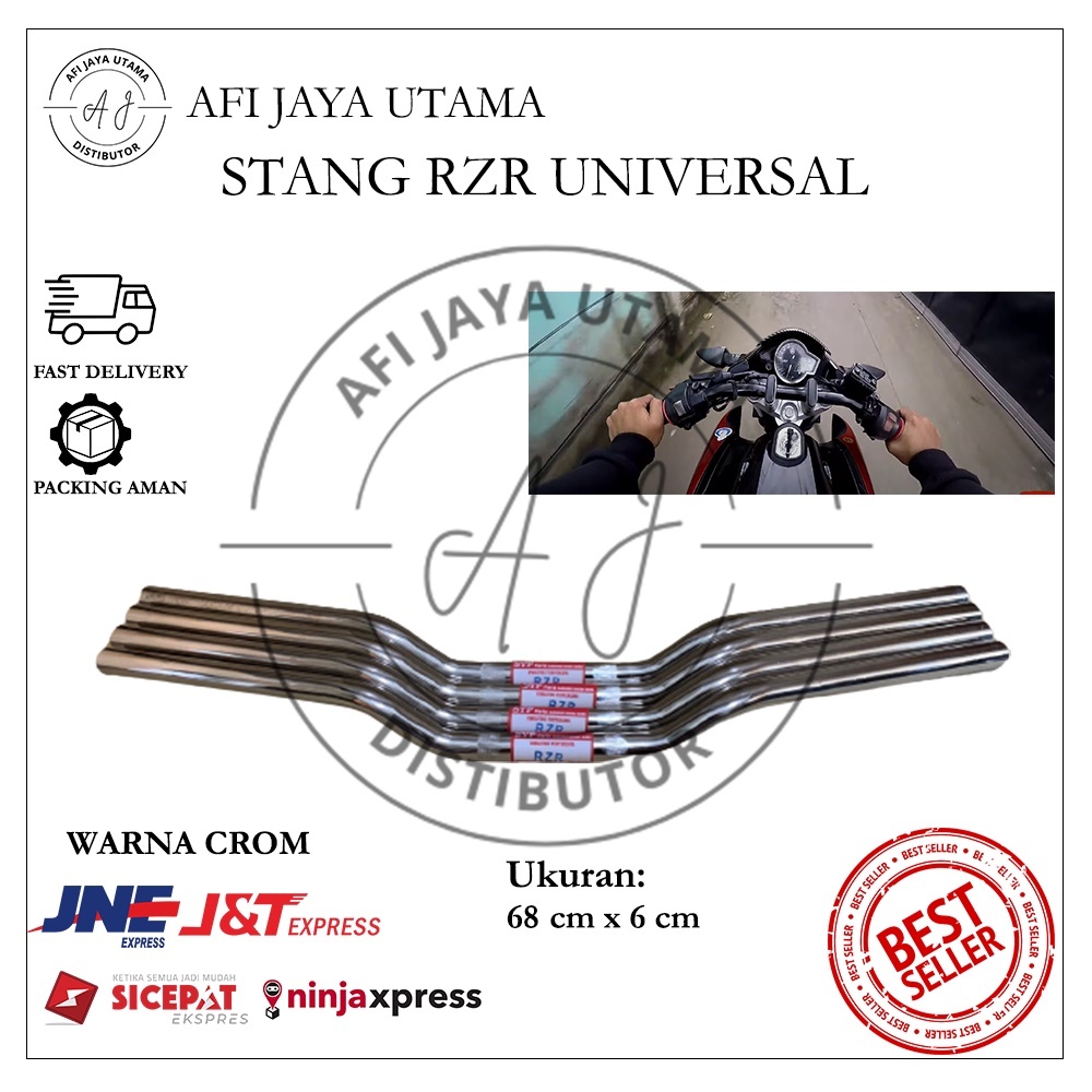 Jual STANG RZR CB 150R, VIXION, BEAT STREET MURAH WARNA CROM COCOK ...