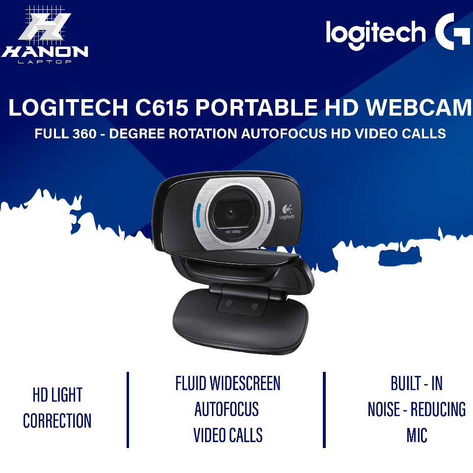 Jual Logitech Webcam C615 Portable Full HD Widescreen 1080p 30fps ...