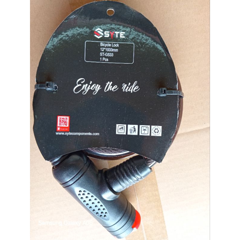 Jual Kunci Sepeda Spiral SYTE G533 Security Lock Gembok Sepeda | Shopee ...