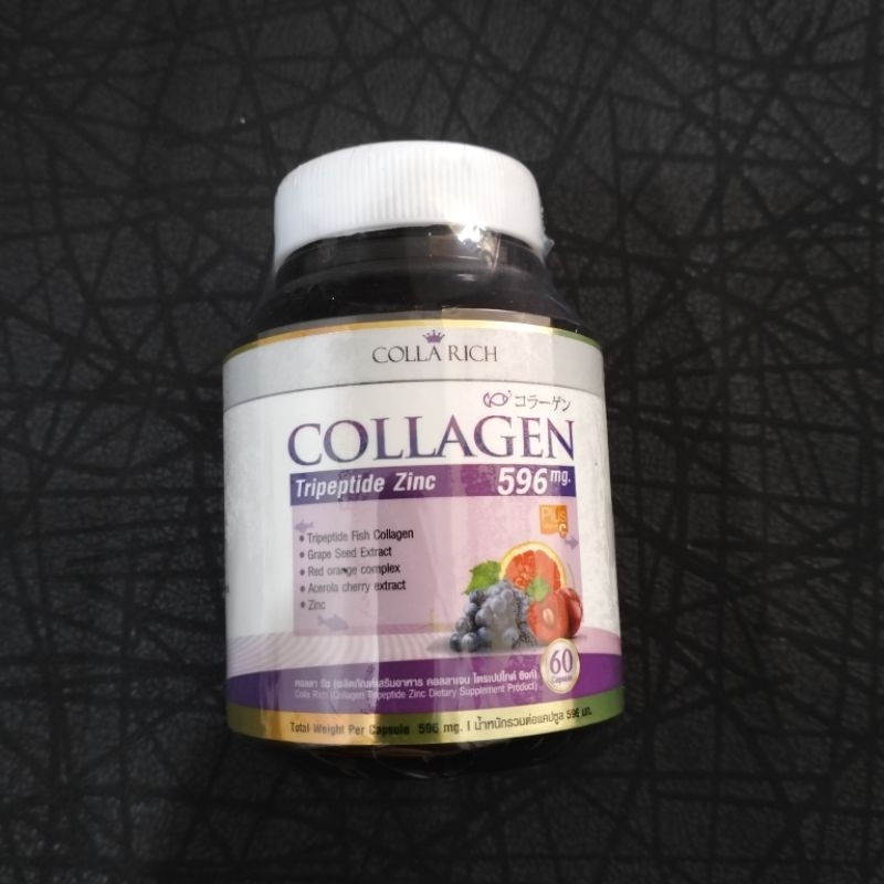 Jual COLLAGEN TRIPEPTIDE ZINC PLUS VITAMIN C ORIGINAL/COLLA RICH COLLAGEN ORIGINAL THAILAND ...