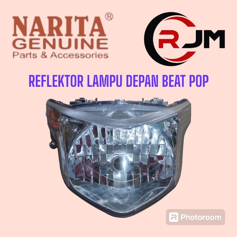 Jual REFLEKTOR LAMPU DEPAN BEAT POP NARITA PART | Shopee Indonesia