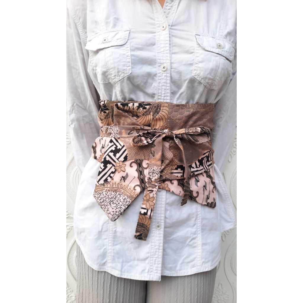 Jual Obi Belt Batik Jumputan Ikat Pinggang Wanita Motif Kekinian ...