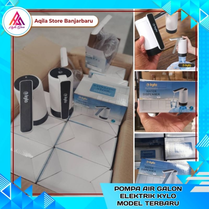 Jual Pompa Air Galon Elektrik KYLO Model Terbaru / Water Dispenser Air ...