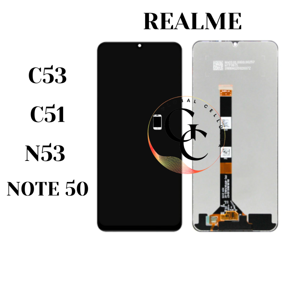 Jual Lcd Realme C53 C51 N53 Note 50 Original (Lcd Touchscreen) | Shopee Indonesia