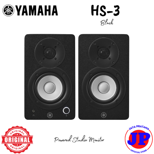 Jual Yamaha HS3 3.5-Inch Powered Studio Monitor Original Speaker Aktif HS-3 | Shopee Indonesia