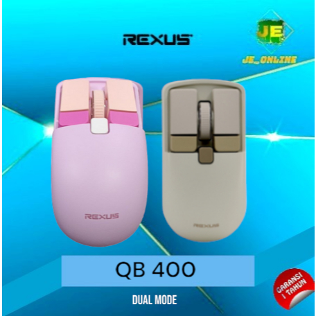 Jual Rexus Mouse Office Wireless Bluetooth QB400 | Shopee Indonesia