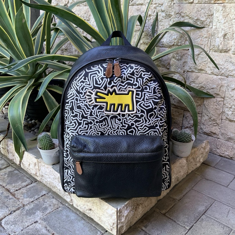 Jual COACH X KEITH HARING LEATHER BACKPACK COC LIMITED EDITION | Shopee ...