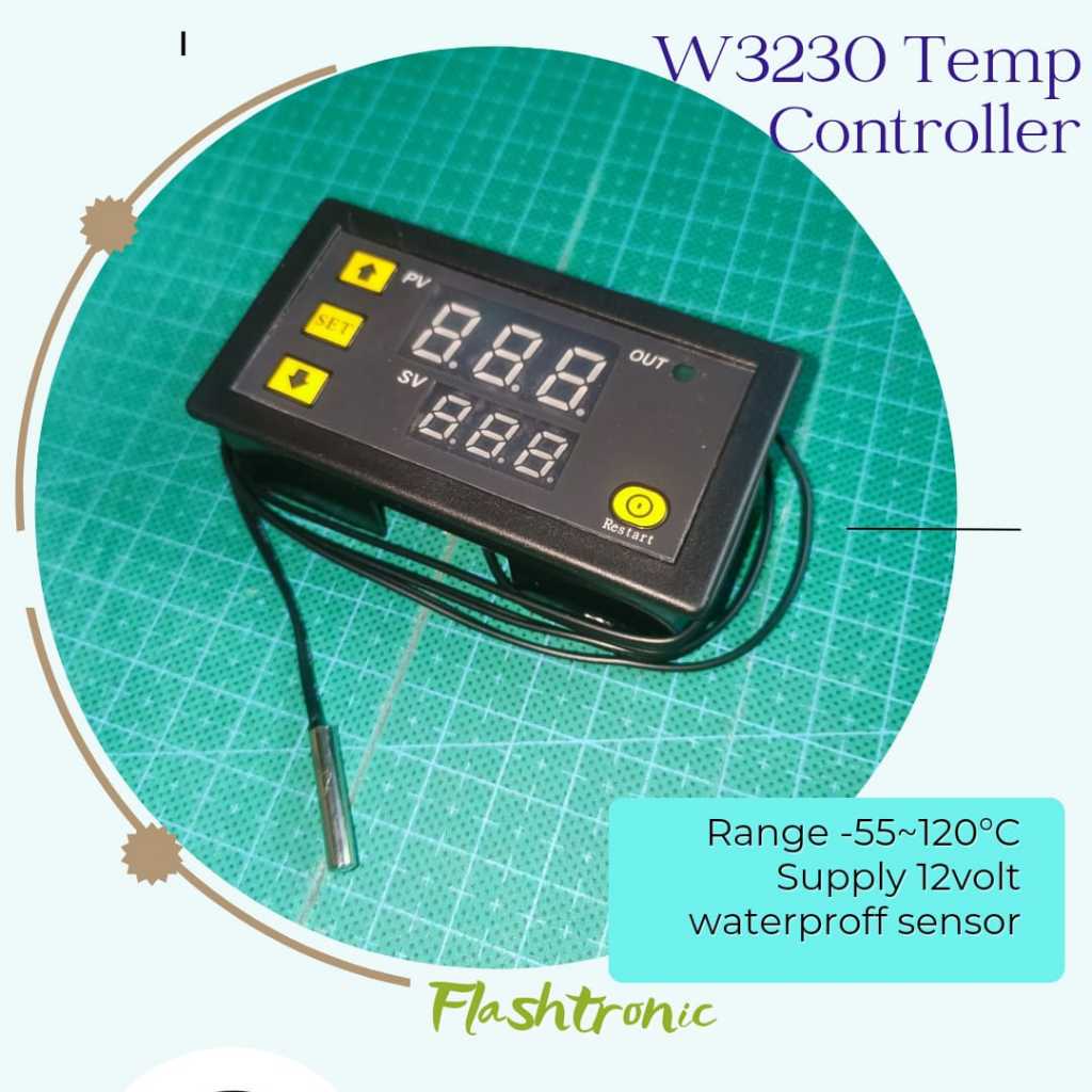 Jual Termostat Digital DC 12V W3230 / Thermostat Alat Pengatur Suhu | Shopee Indonesia