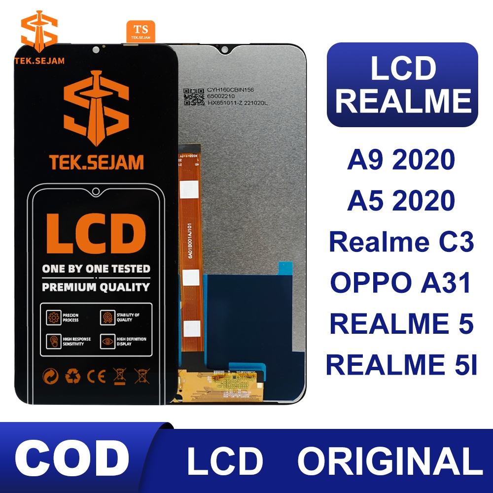 Jual LCD OPPO A9 2020 A5 2020 A31 A11X LCD Realme C3 Realme 5 5i 6i C3i ...
