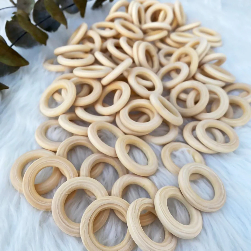 Jual RING KAYU MACRAME KAYU BULAT RING BULAT KAYU KOPI RING KERAJINAN ...