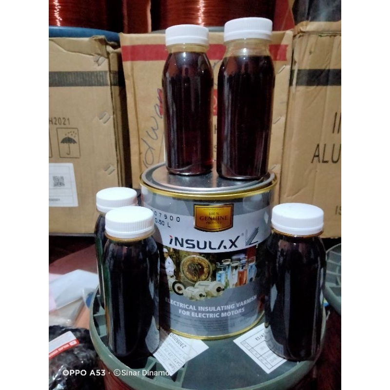 Jual SIRLAK VARNISH INSULAX ( Lem Gulungan ) | Shopee Indonesia