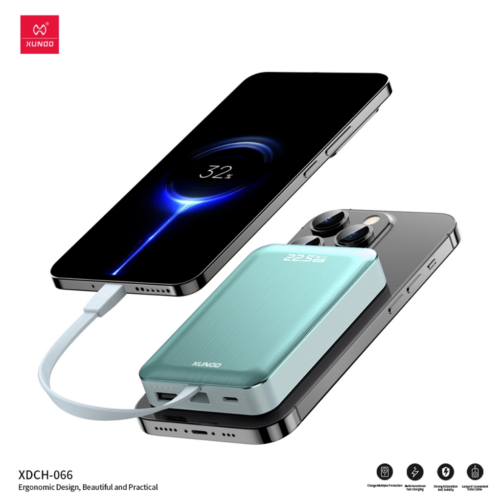 Jual XUNDD Wireless Power Bank Magnetic PowerBank 20W Fast Charging ...