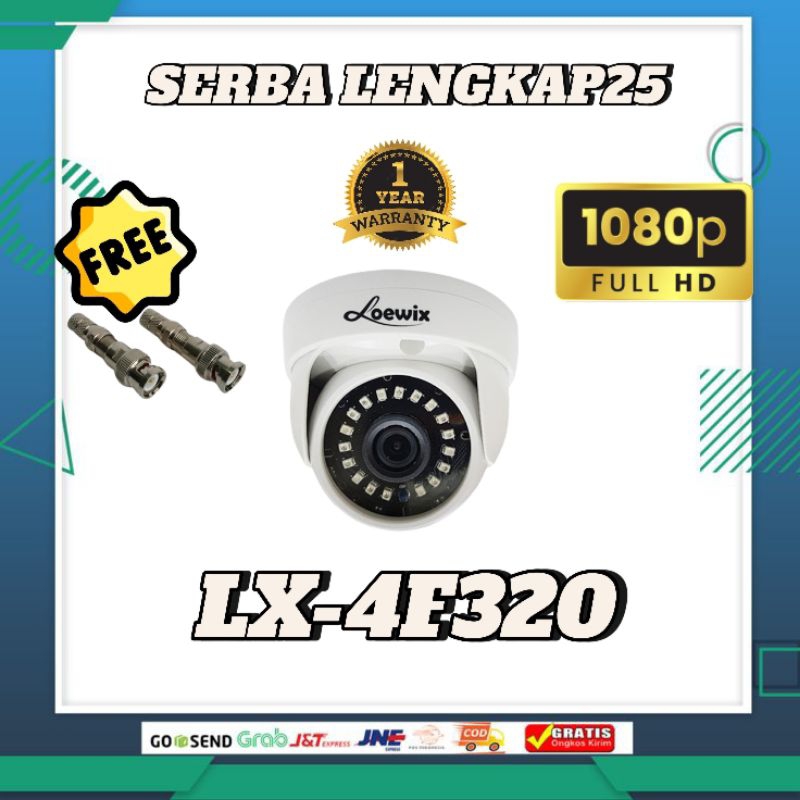 Jual LOEWIX CCTV CAMERA 2MP AHD CAMERA INDOOR LX-4F320 CAMERA INDOR ...