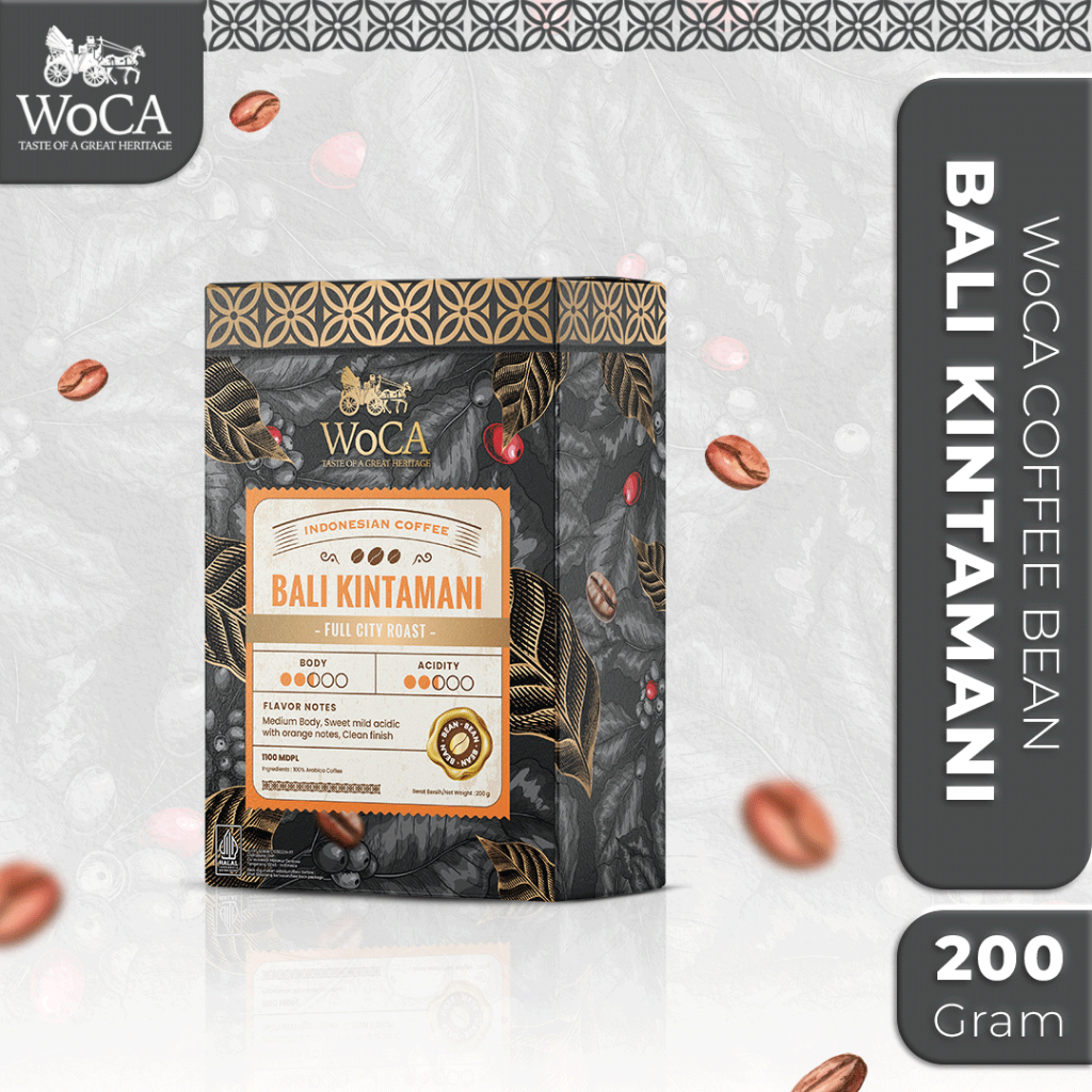 Jual WoCA Prestige Coffee Arabika Bali Kintamani 200gr | Shopee Indonesia