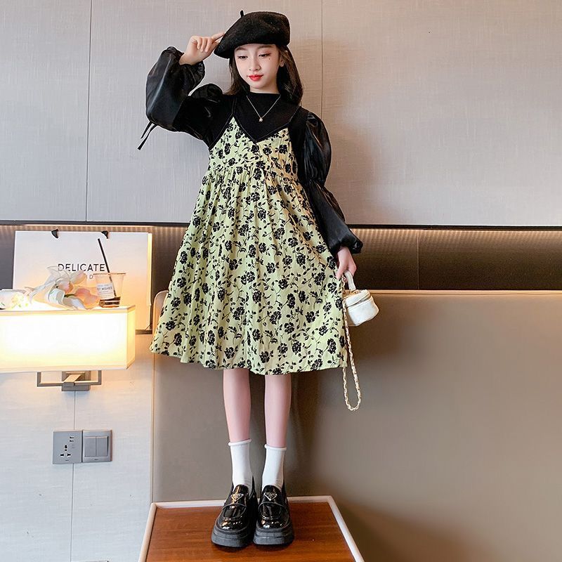 Jual 4-9Tahun Dress Bunga-Bunga Anak Fashion/Dres Korean Style Prempuan ...