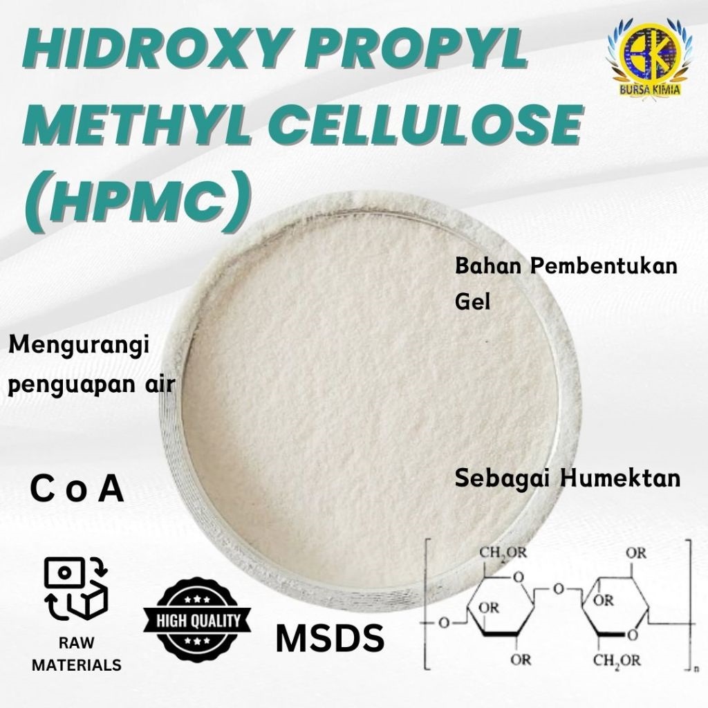 Jual HPMC (Hydroxypropyl Methyl Cellulose) 1 Kg / HPMC Non Food Grade 1 ... Jual HPMC (Hydroxypropyl Methyl Cellulose) 1 Kg / HPMC Non Food Grade 1 ...