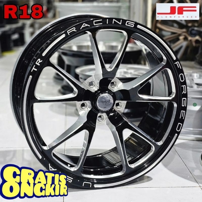 Jual velg mobil ring 18 lebar 8,5 JF LUXURY DRAG FLOW FORMING velg ...