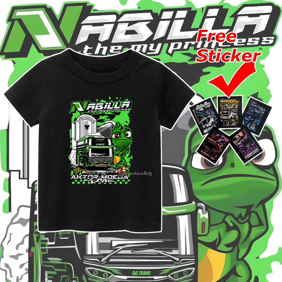 Jual Baju Anak Bus Nabila Kaos Vektor Bus Telolet Anak Laki-Laki 1-12 ...