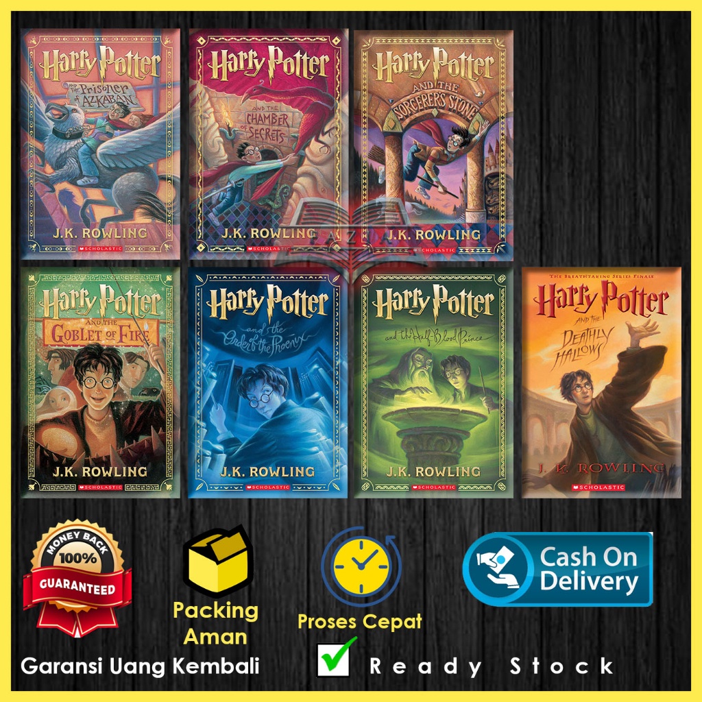 Jual TERLARIZZZ Harry Potter 7 book series by JK Rowling | Shopee Indonesia