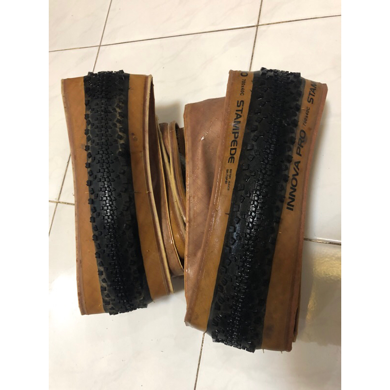 Jual Innova Pro Stampede 700x40c Kevlar Tanwall Bekas Gravel Sepasang ...