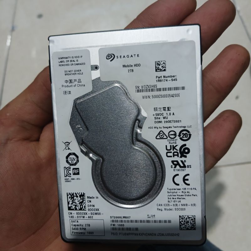 Jual obral murah hardisk laptop/slim merek seageta 2000 gb/2 tb ...