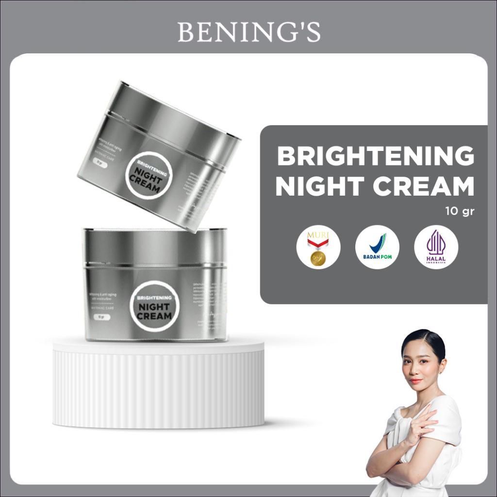 Jual Bening Skincare | Benings Clinic Indonesia Brightening Night Cream ...