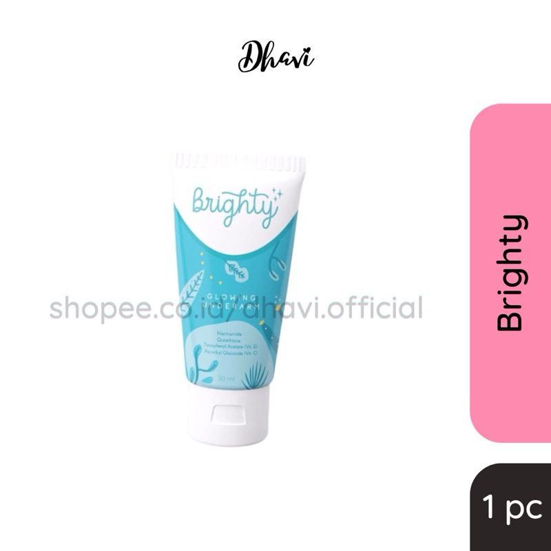 Jual BRIGHTY Glowing Underarm Gel Exfoliating Liquid Serum Pencerah ...