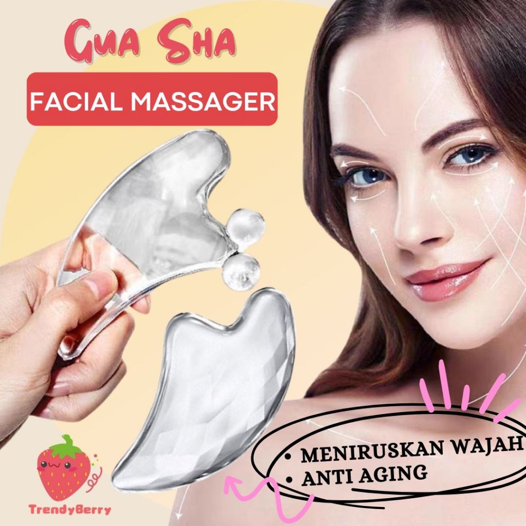 Jual [BIG] Guasha Alat Pijat Wajah Anti Aging V Shape Massager Massage ...