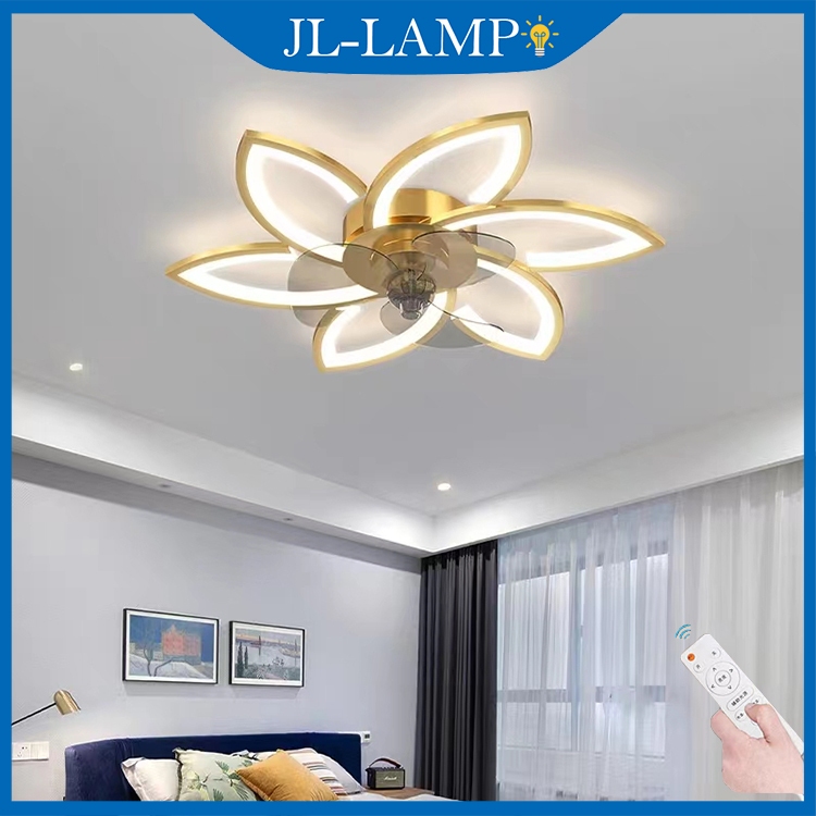 Jual Nordic Kamar Tidur Kipas Angin Plafon Lampu Rumah Modern Ruang ...