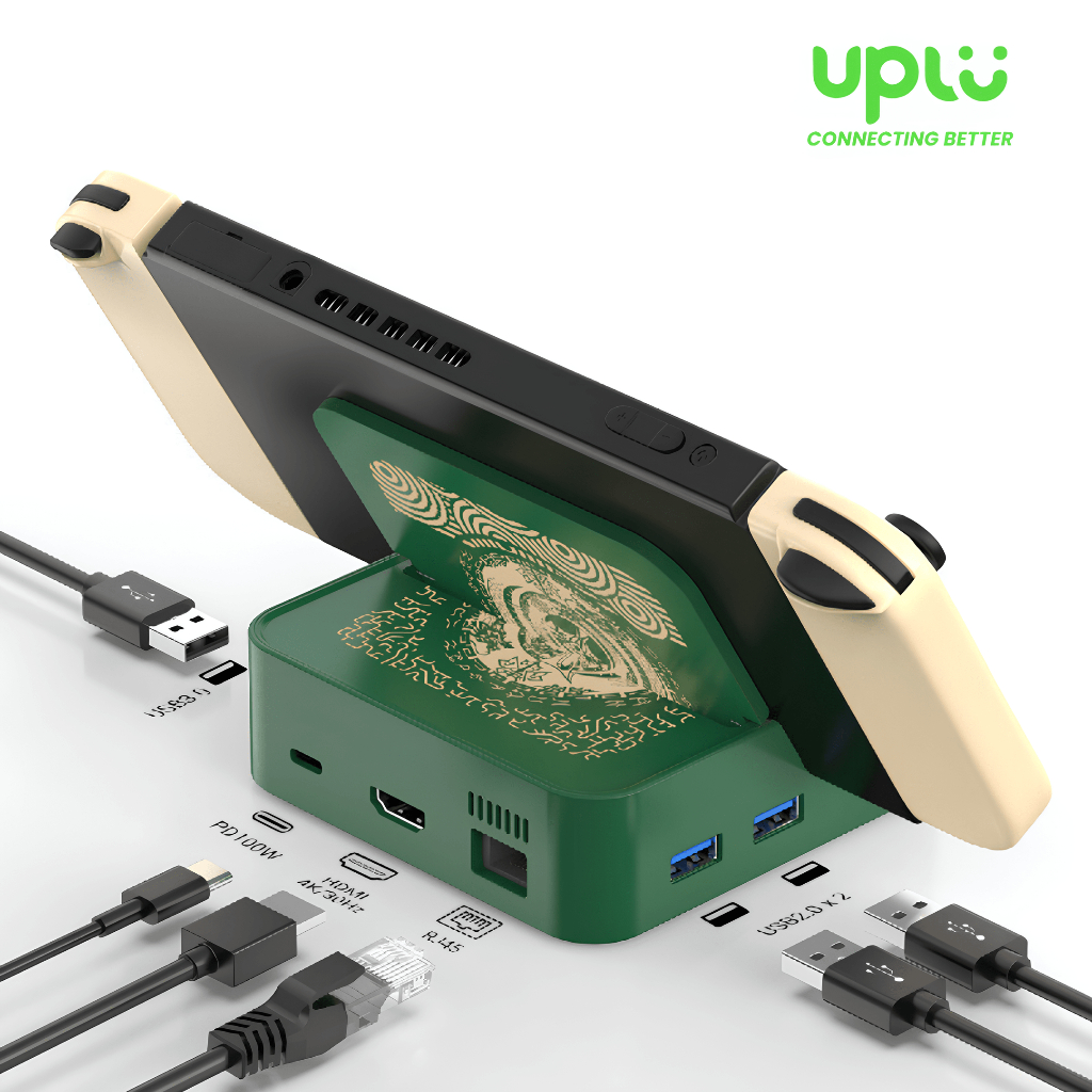 Jual UPLU Universal Docking Station Adapter With 4K HDMI RJ45 100W PD ...