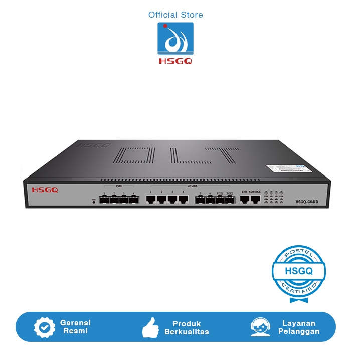 Jual HSGQ-G04ID OLT GPON 4 Ports 10G Uplink C+++ PON Module ,Fiber ...