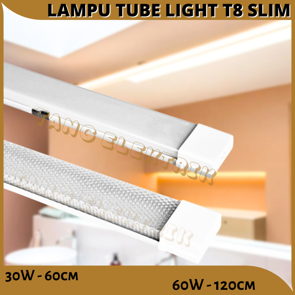 Jual Lampu TL Slim Tube Light T8 LED 30W-60cm 60W-120cm | Shopee Indonesia