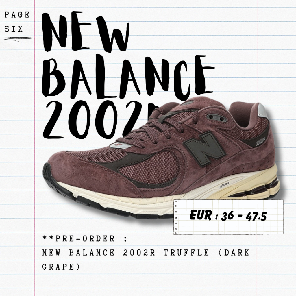 Jual New Balance 2002R Truffle (Dark Grape) (2002 R) BNIB ORIGINAL ...