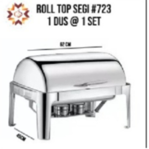Jual Roll Top Segi 9 Liter/ Prasmanan Roll Top/ Chaffing Dish/ Tempat ...