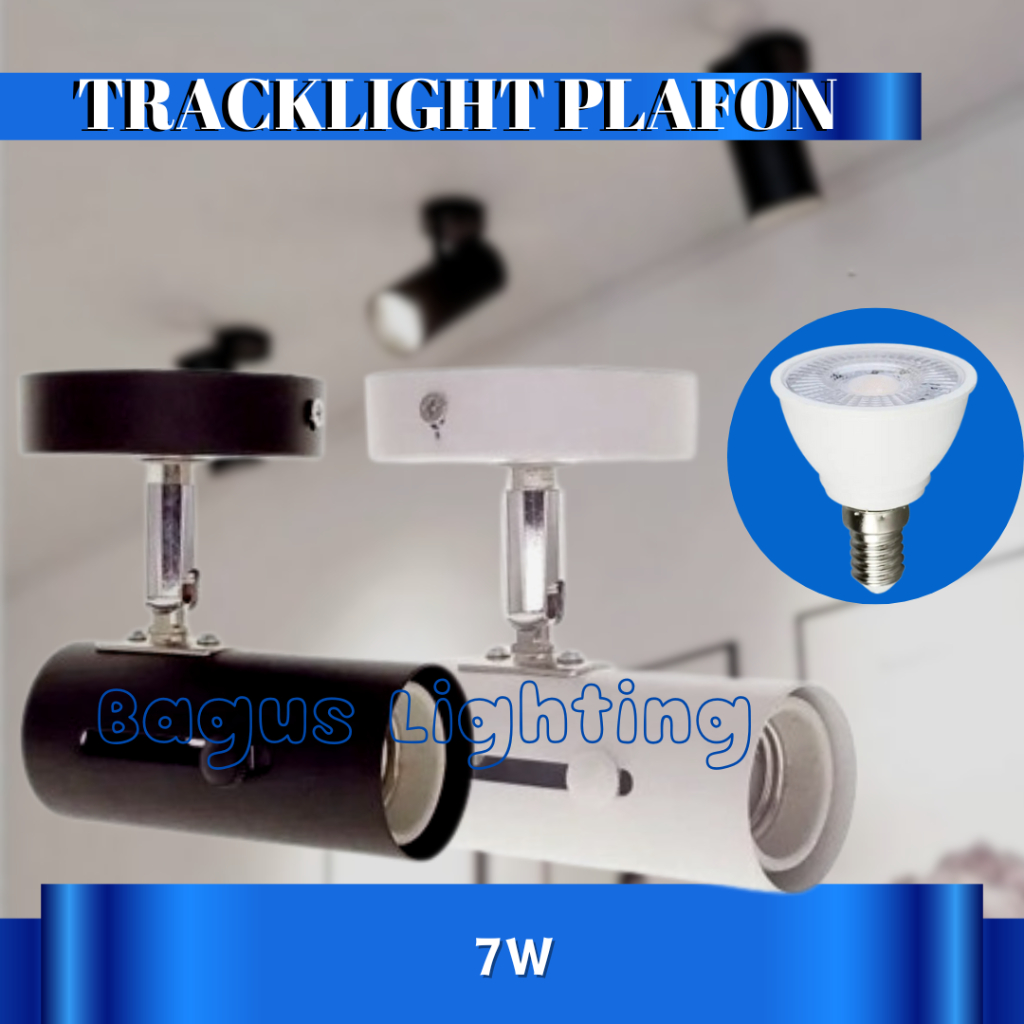Jual Lampu Sorot Plafon LED E27 Spotlight Track Light Tanpa Rel ...