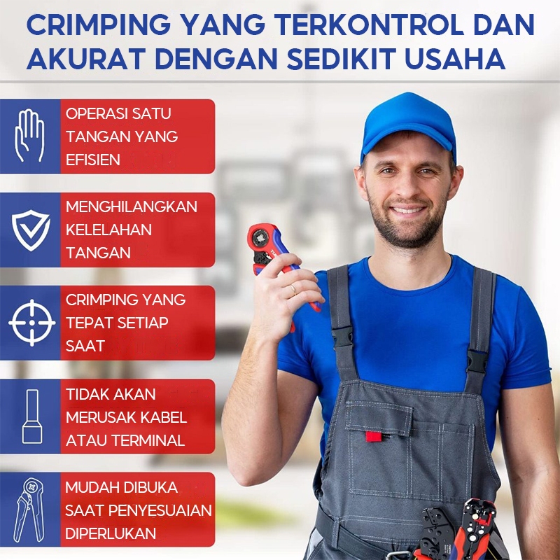 Jual TUBTAP Tang Crimping Ferrules Kit dengan 1200Pcs Alat Terminal ...