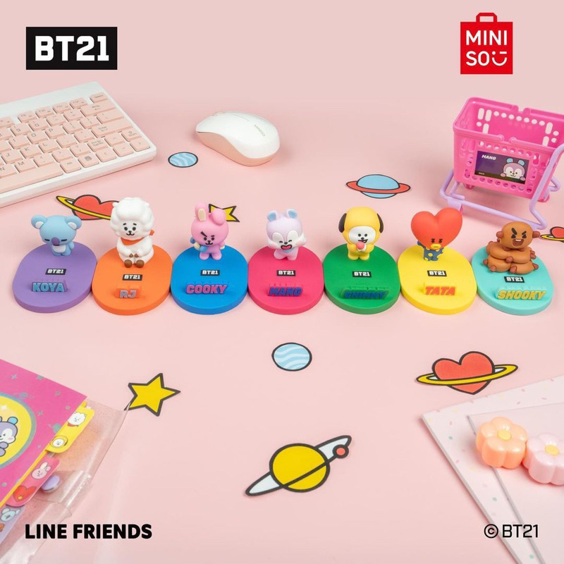 Jual Miniso x BT21 🆕 Phone Holder for Desktop BT21 BTS Series (TATA ...